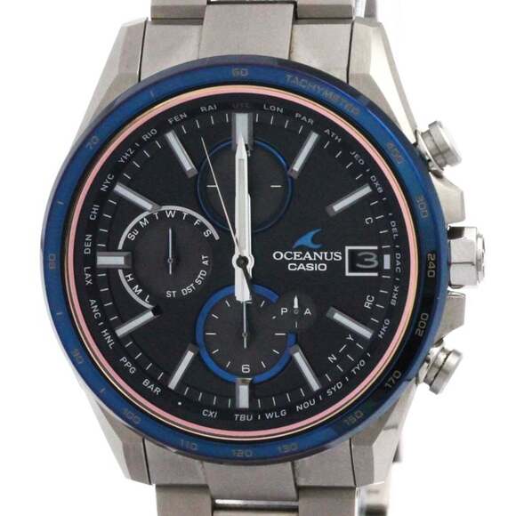 OTHERS | Accessories | Casio Oceanus Radio Wave Control Solar Titanium ...